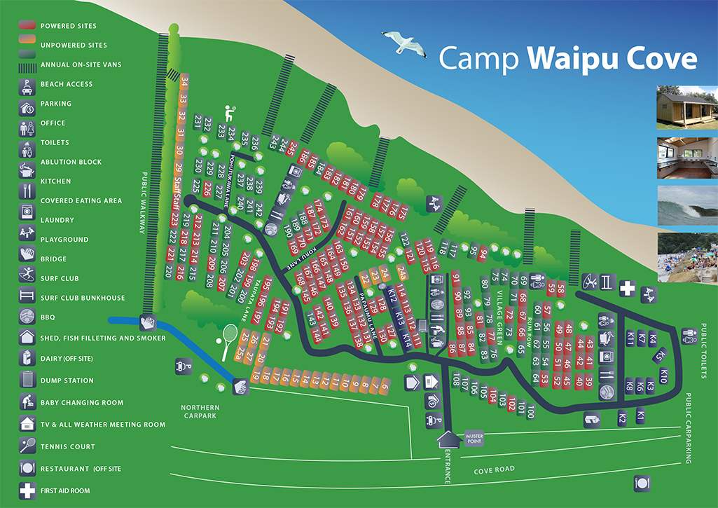 Camp waipu Cove Park Mark